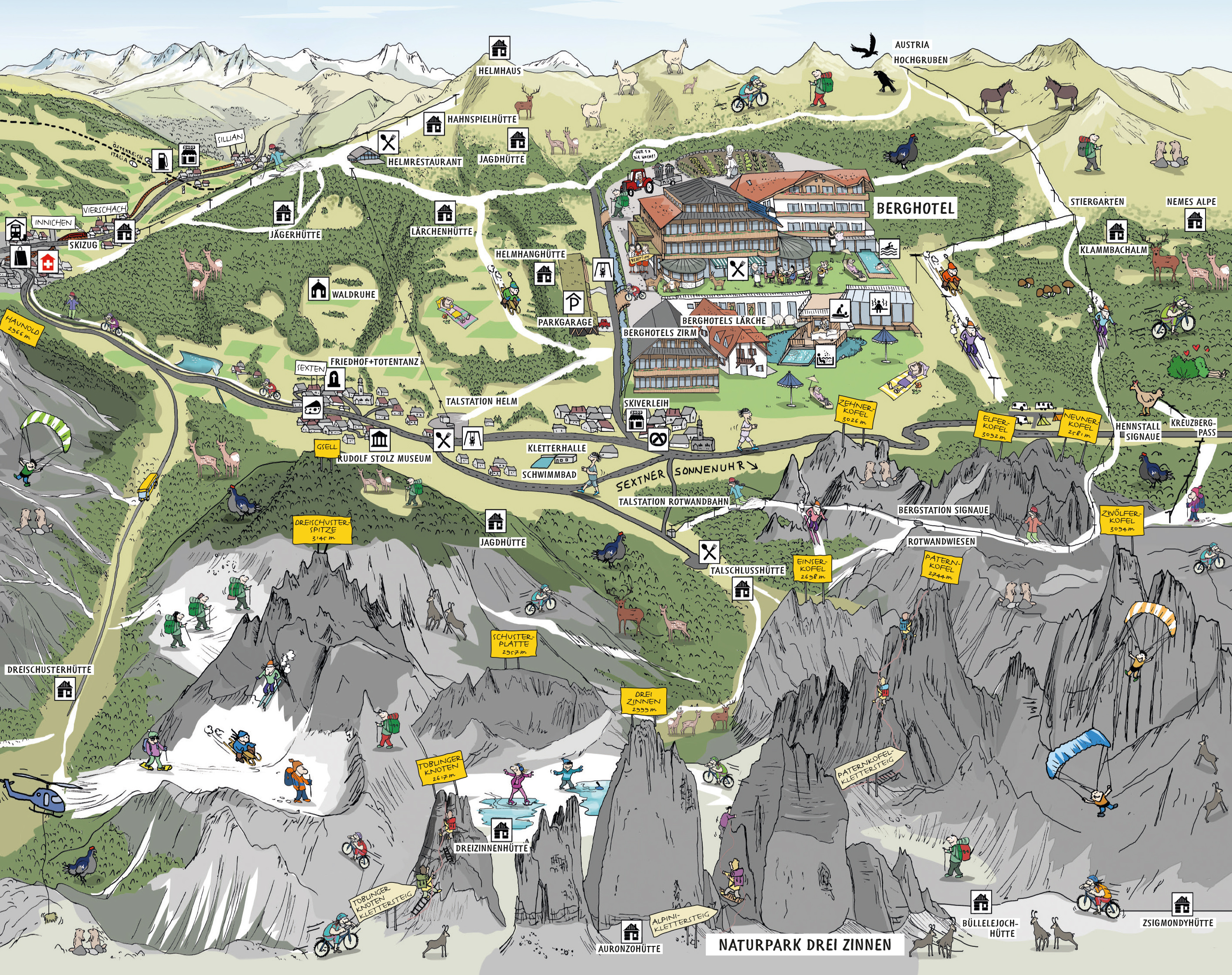 Berghotel Sexten - 4 Sterne S Hotel in den Sextner Dolomiten